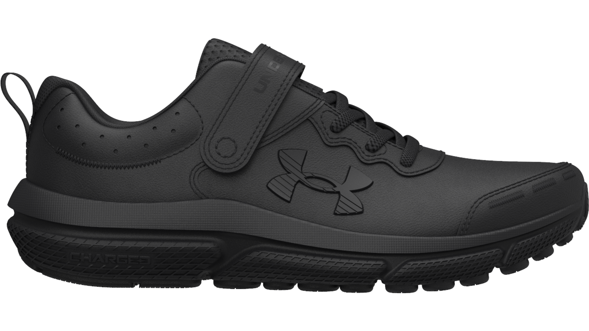 UA BPS ASSERT 10 AC UFM SYN Kids Shoes Sports Running BLACK OR GREY 11K ...