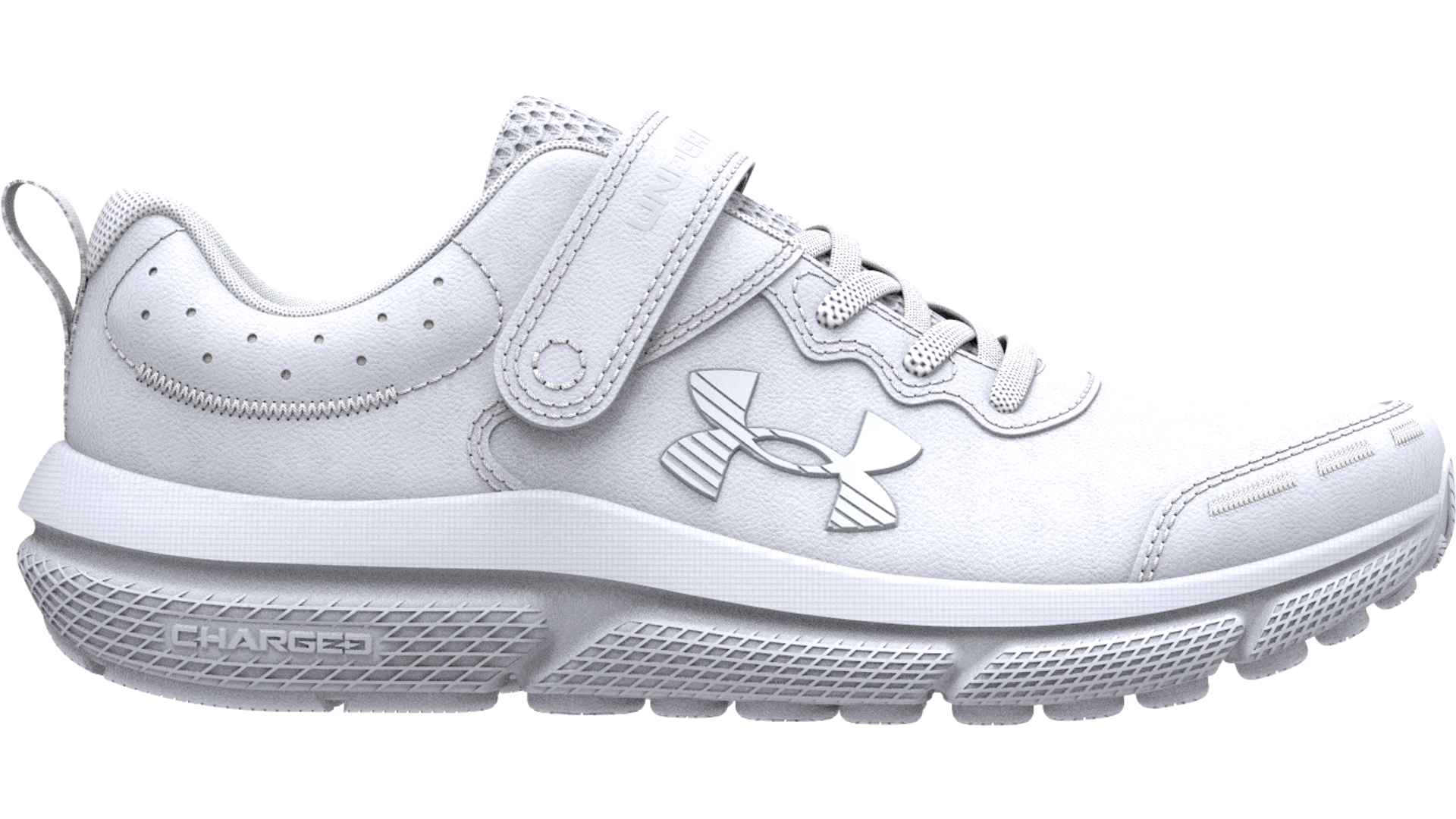 UA BPS ASSERT 10 AC UFM SYN Kids Shoes Sports Running WHITE 11K|Under ...