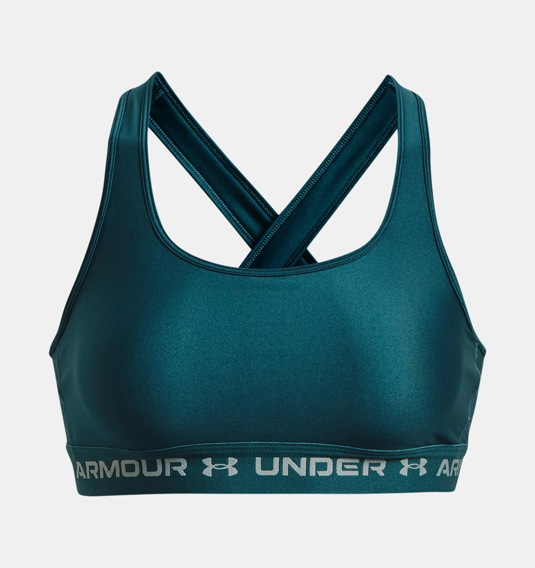UA CROSSBACK MID BRA Women Clothing Sports Training GREEN XL|Under ...